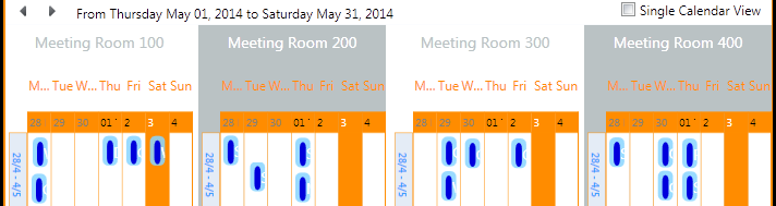 Calendar WPF | Schedule Controls | DBI Technologies Inc