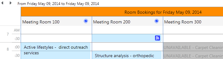 Calendar WPF | Schedule Controls | DBI Technologies Inc